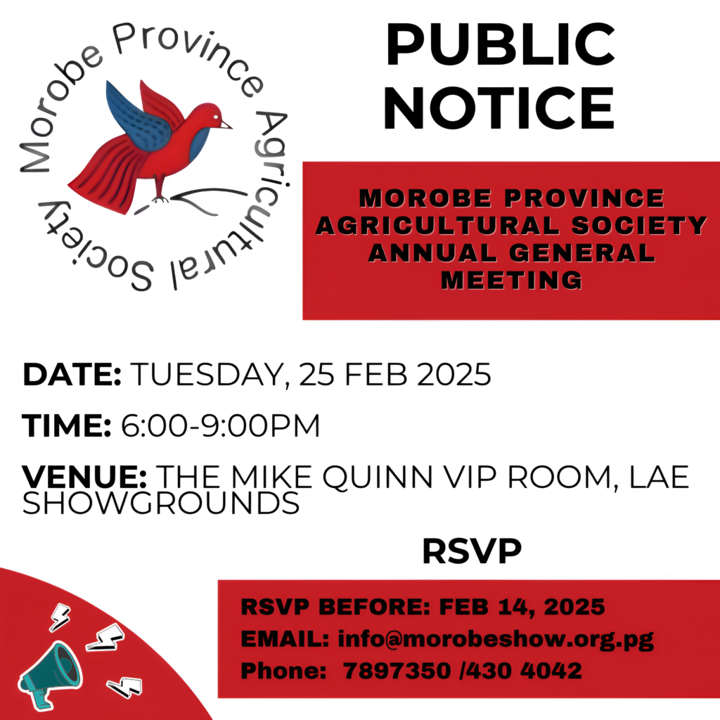 61st Annual Morobe Show